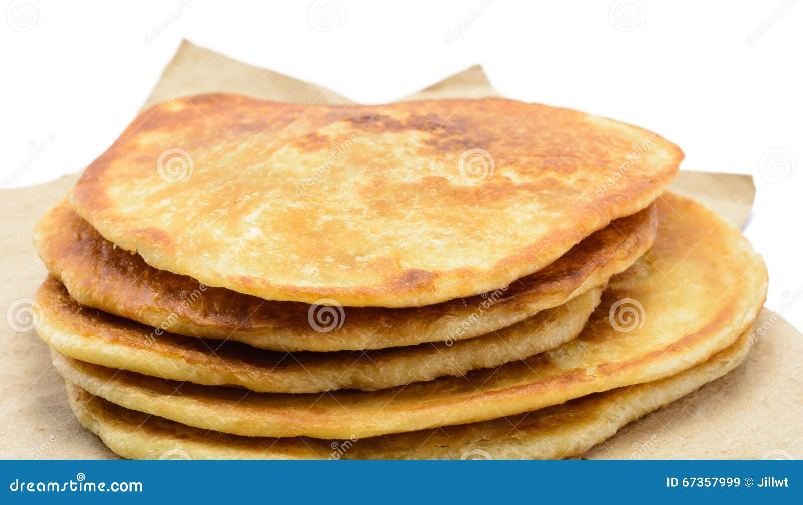 Pancakes at paper stock image. Image of homemade, cake - 67357999