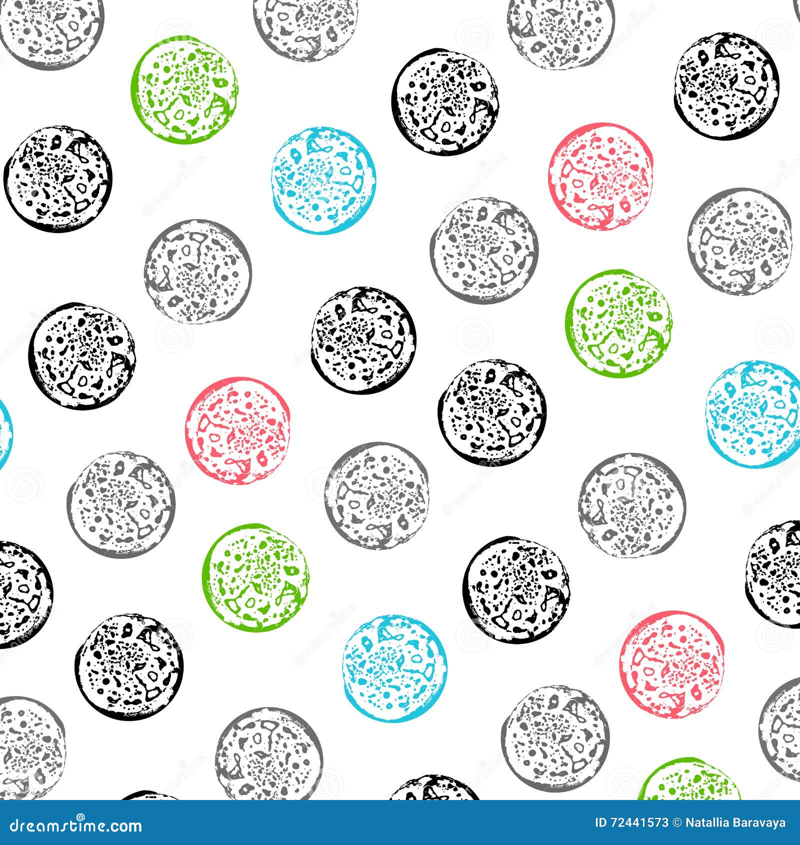Pancakes. Pattern stock vector. Illustration of color - 72441573