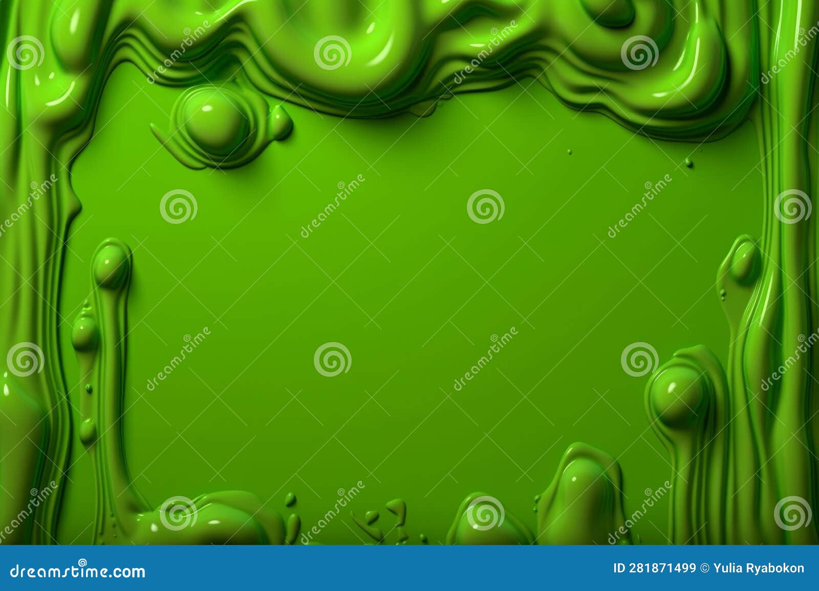 Pancarta De Lodo Verde. Generar Ai Stock de ilustración - Ilustración ...