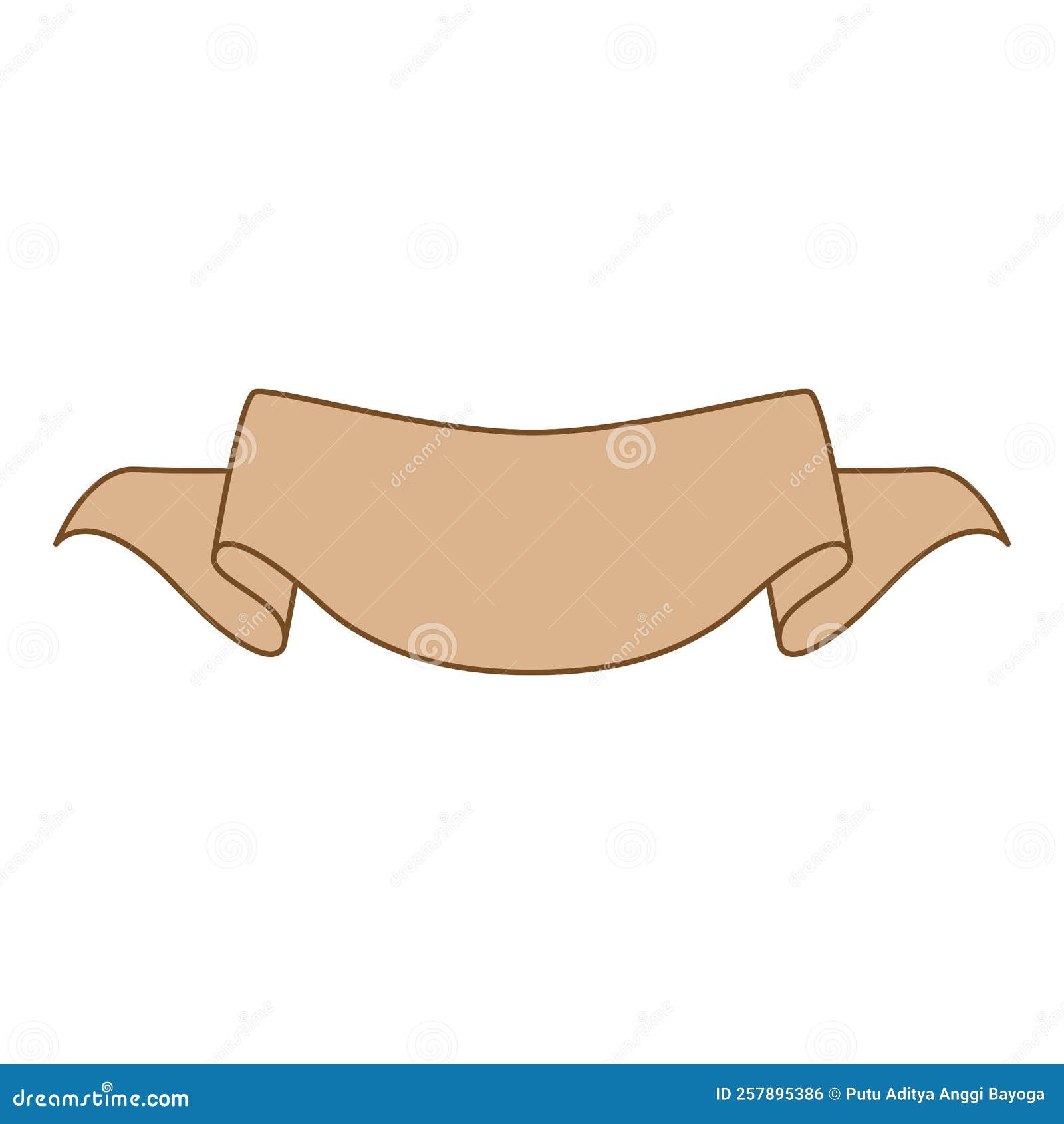 Pancarta simple ilustración del vector. Ilustración de elemento - 257895386