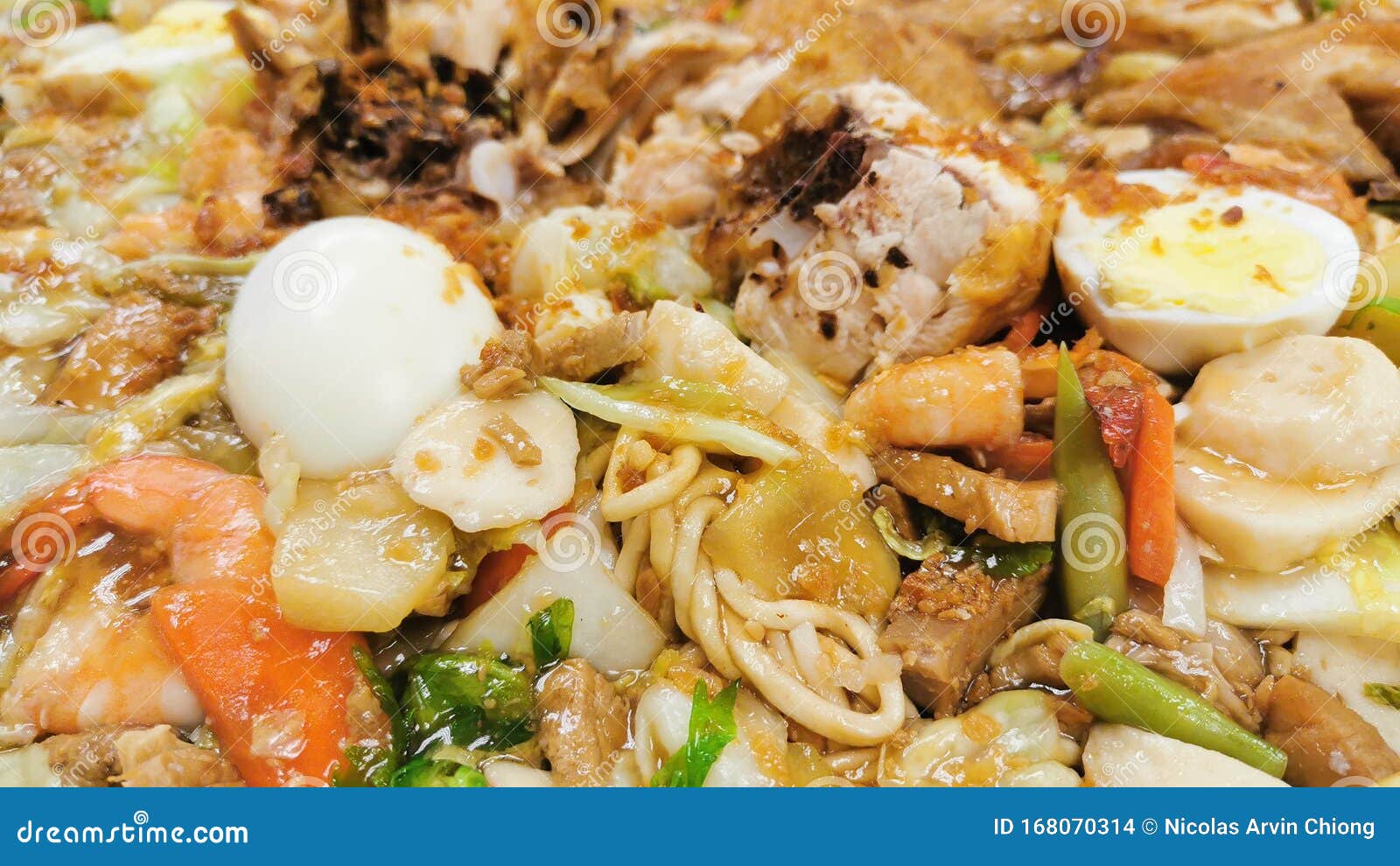 Pancit, Filipino Noodle Dish Royalty-Free Stock Photo | CartoonDealer ...