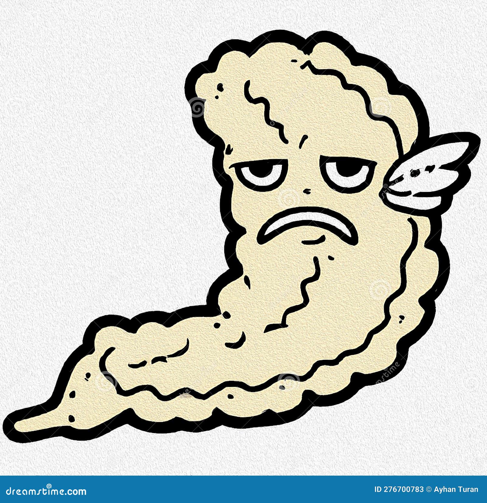 Pancreas In Cartoon Drawing Character Design With Foam Finger ...