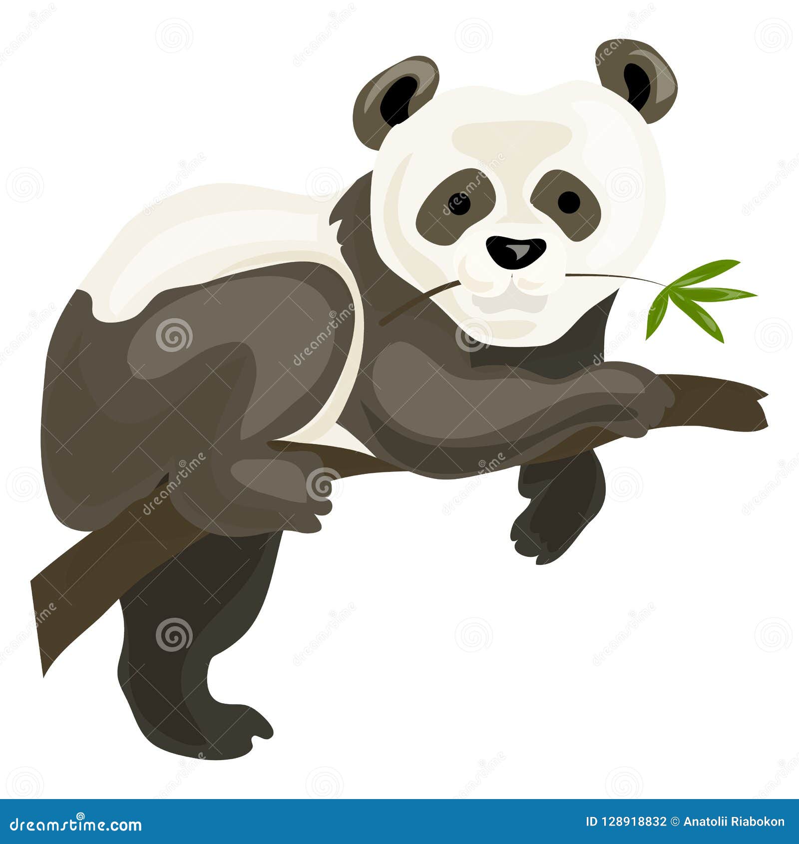 Panda Bear Icon, Cartoon Style Stock Vector - Illustration of nature ...