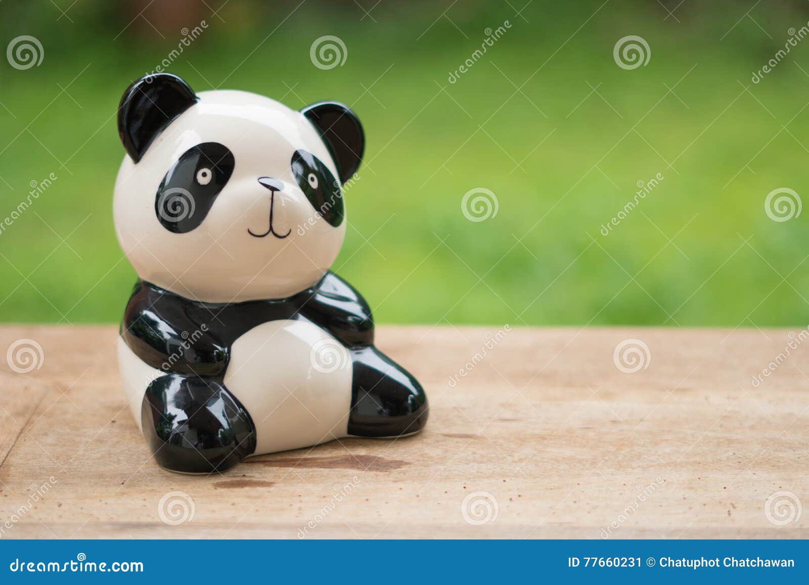 Panda bear stock image. Image of childhood, bear, cheerful - 77660231