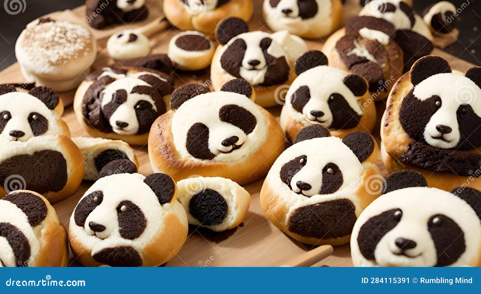 Panda Bread Delights: a Breathtaking Capture of Whimsical Creativity ...