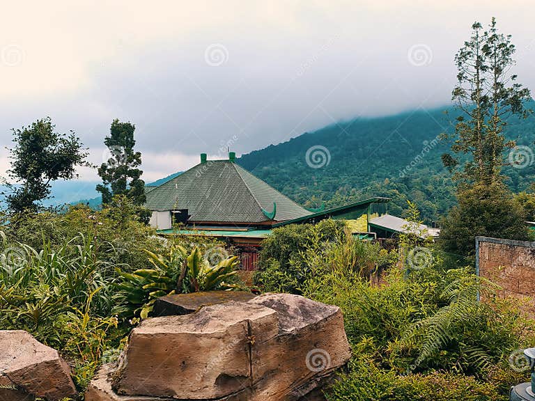 Panda castle cisarua bogor stock image. Image of landmark - 262556877