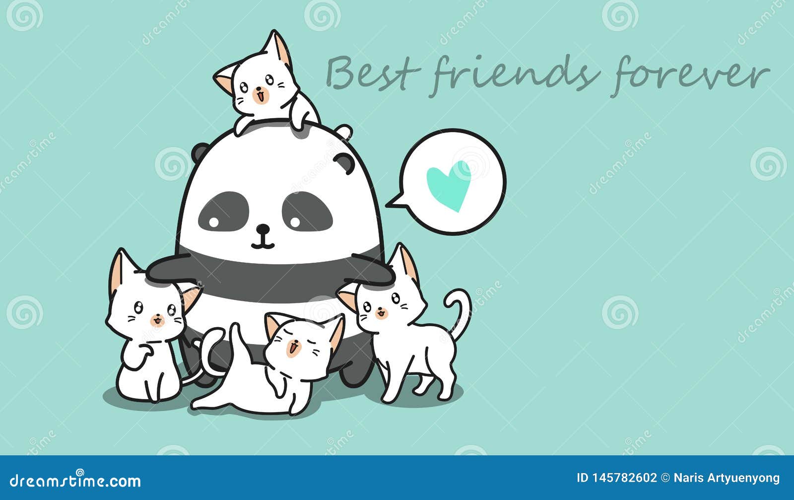 Panda And Cats With Tractor Cartoon Easily Coloring Page For Kids ...