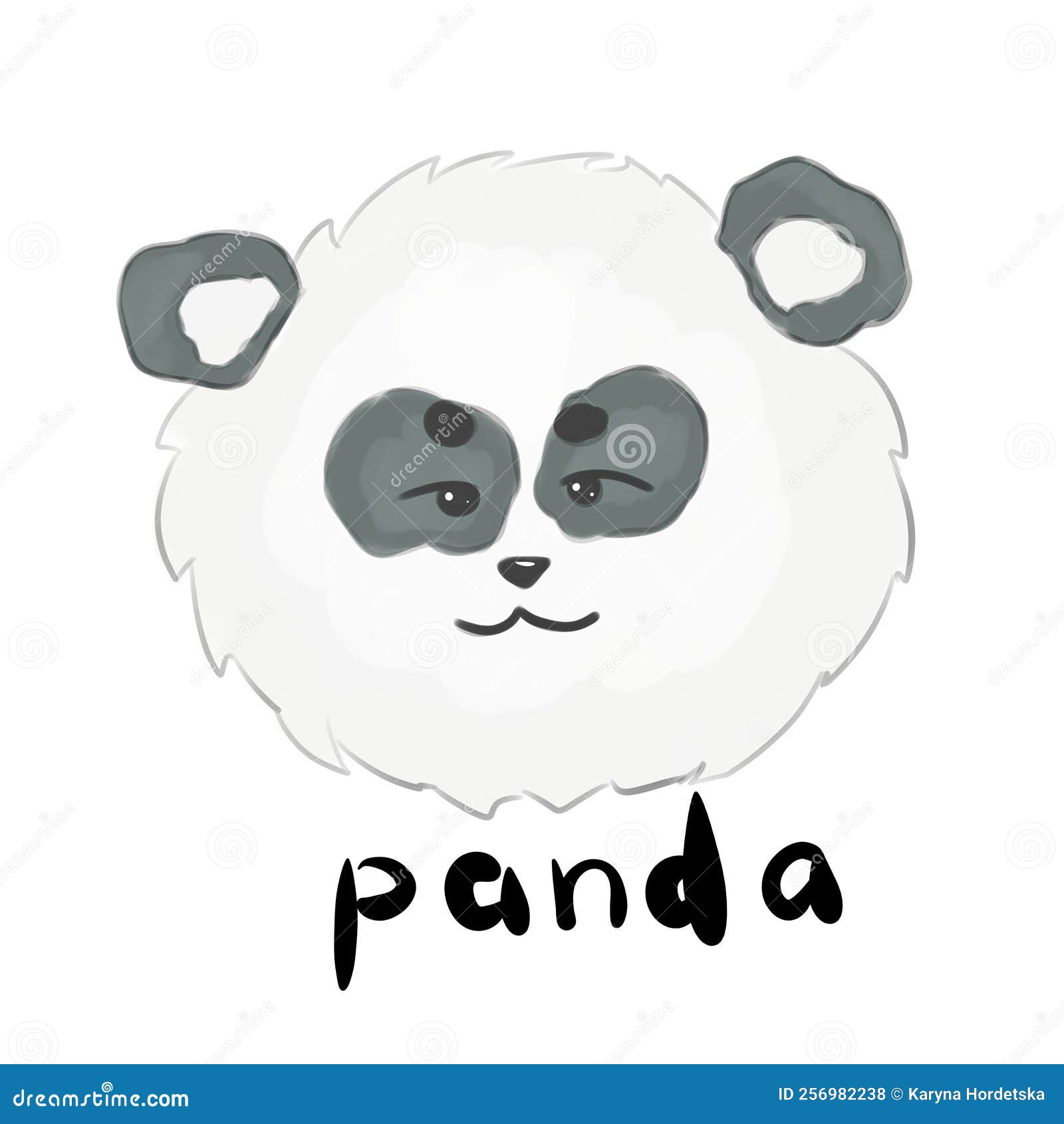 A Panda, Children Illustration for Education, Children Books Stock ...