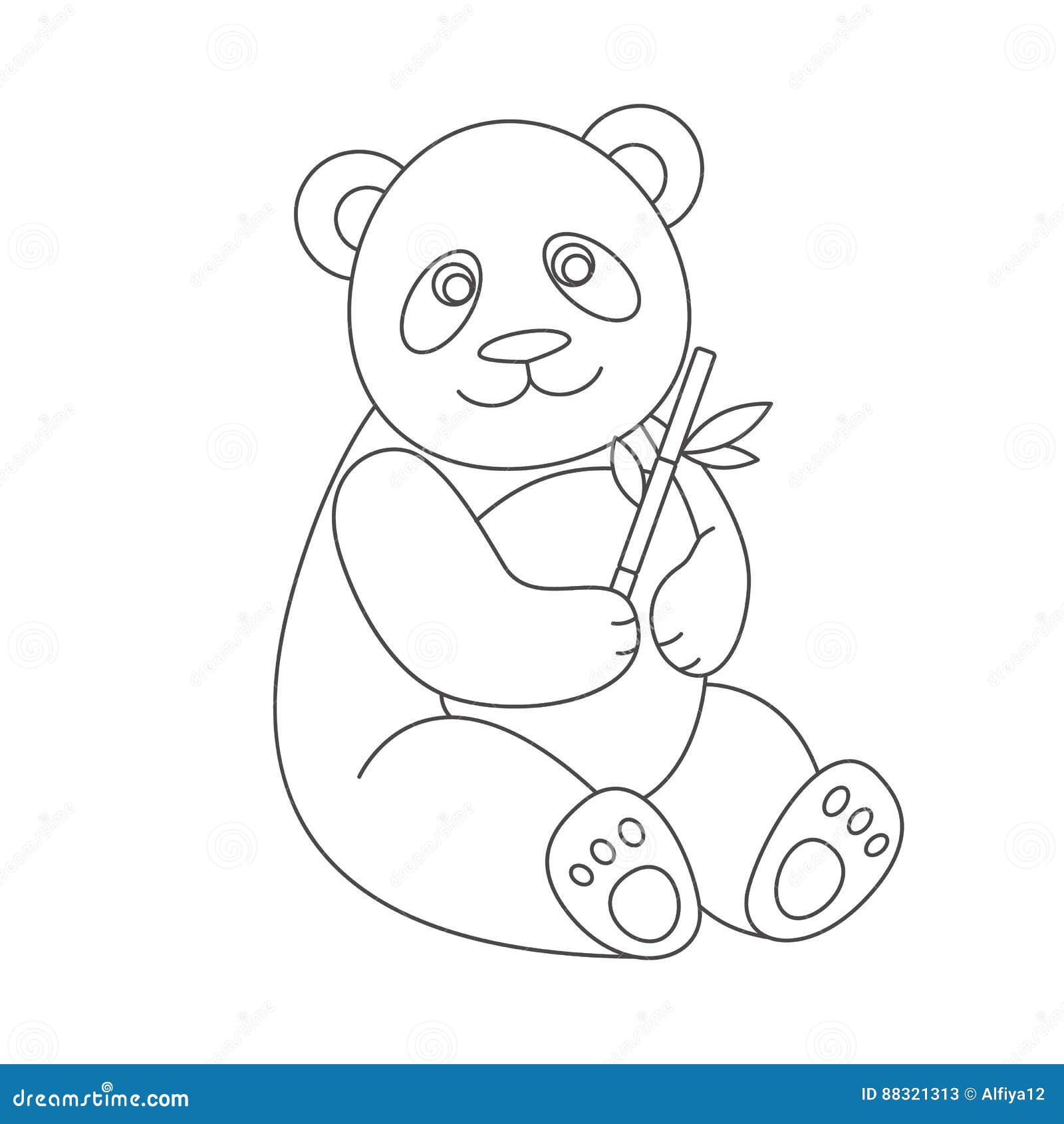 Dood Outline Tooth Icon Vector Illustration On White Background ...