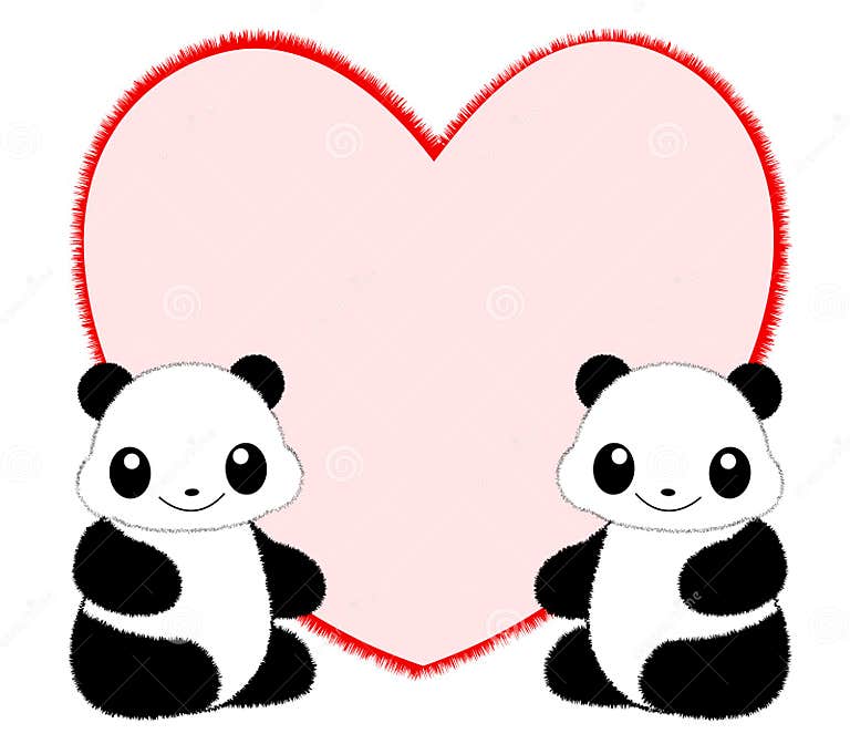 Panda frame / border stock vector. Illustration of cute - 22690631