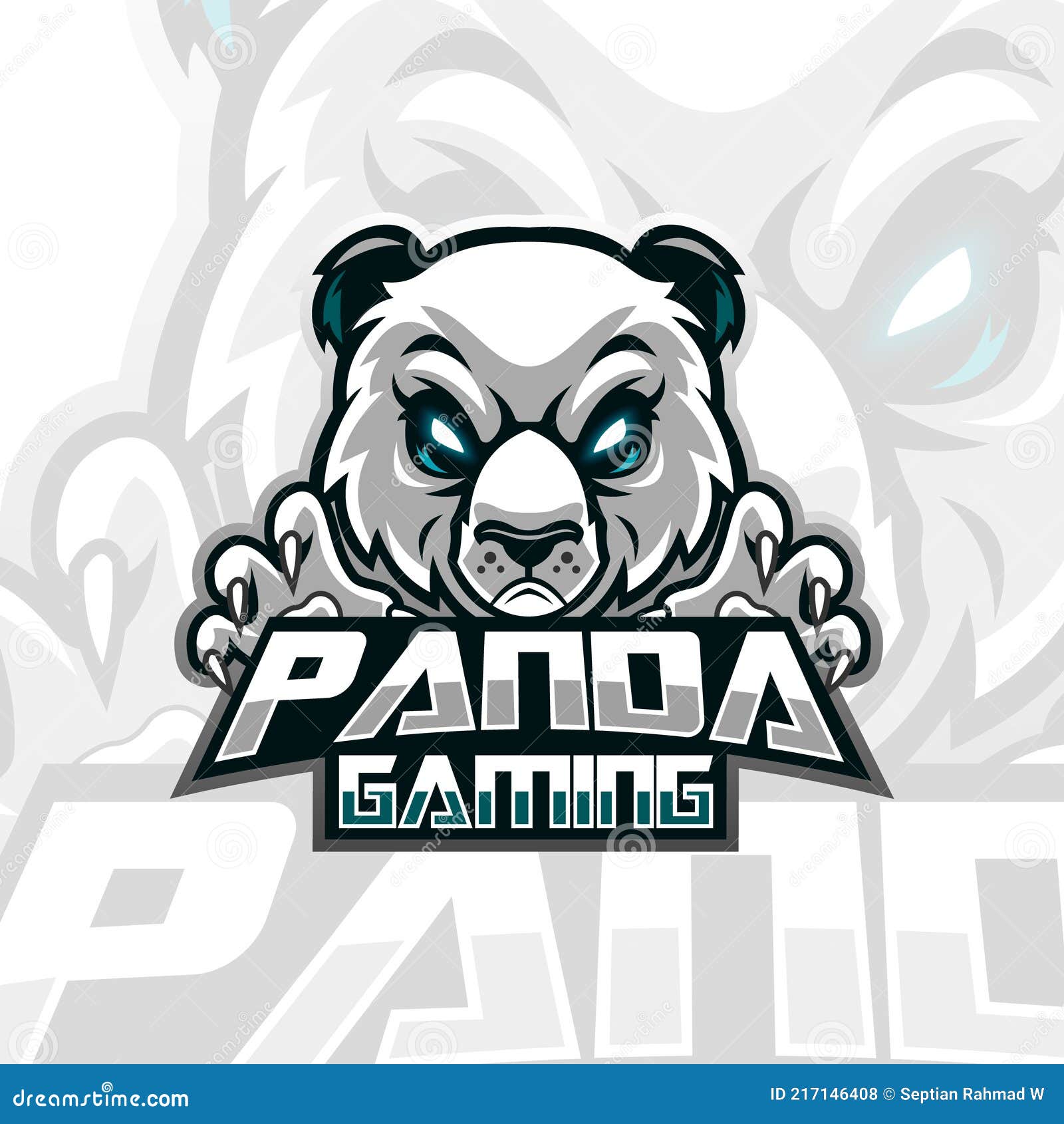 Vector Illustration Panda Gaming Logo Mascot Stock Vector ...