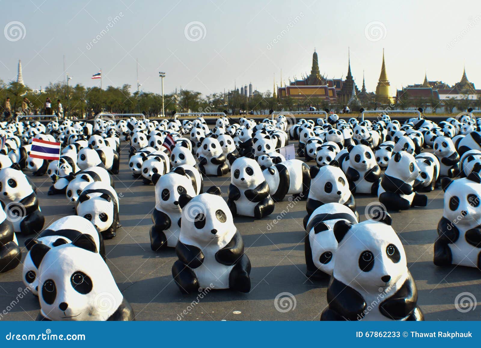 Panda In Panda Palace Indonesia Safari Park Royalty-Free Stock Photo ...