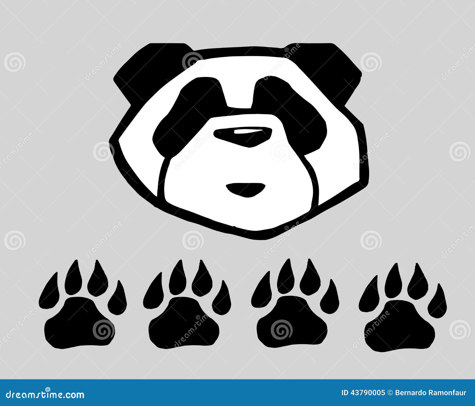 Panda 2 stock illustration. Illustration of animal, panda - 43790005