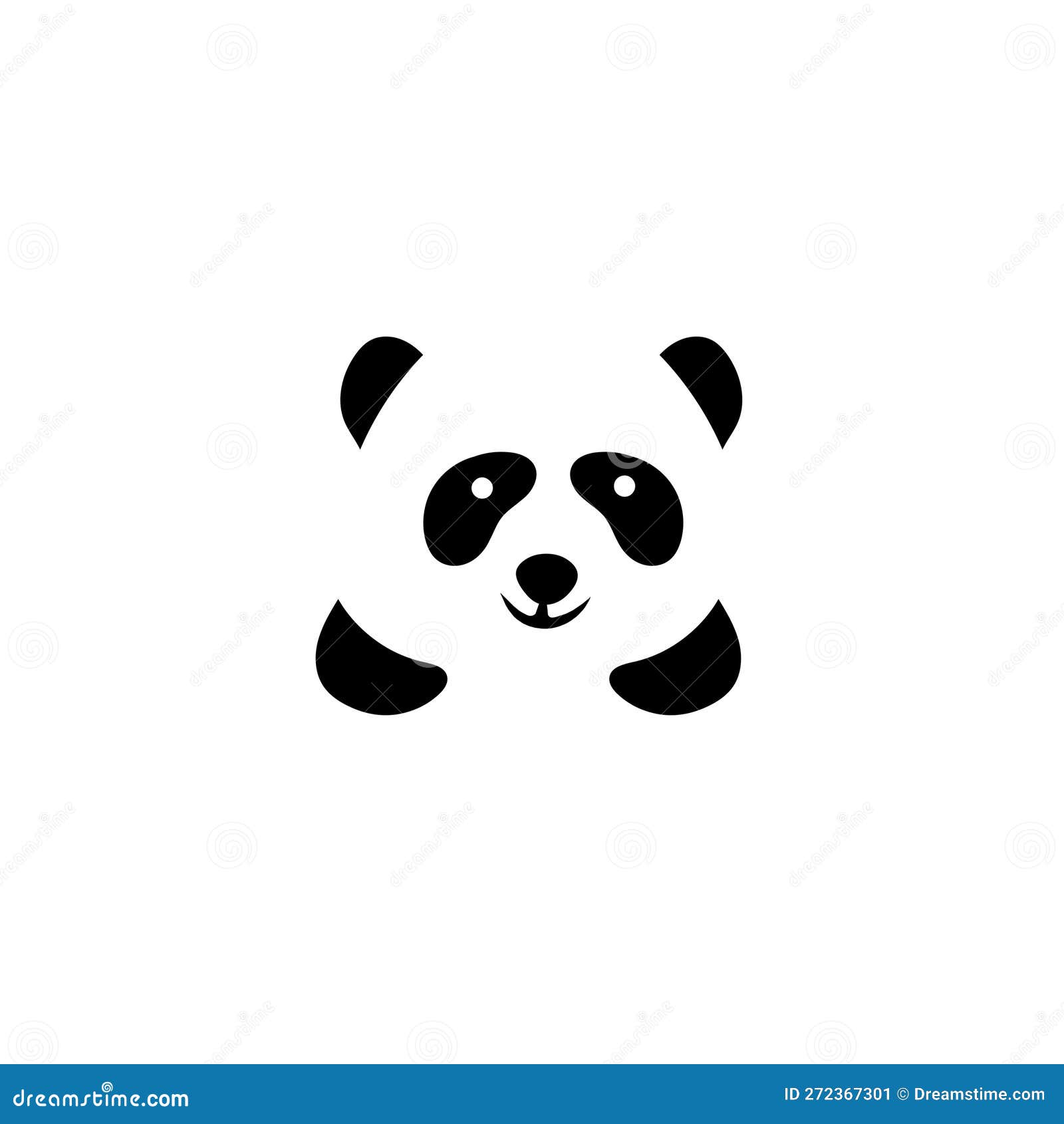 Panda Head Shield Mascot Logo Vector Illustration | CartoonDealer.com ...