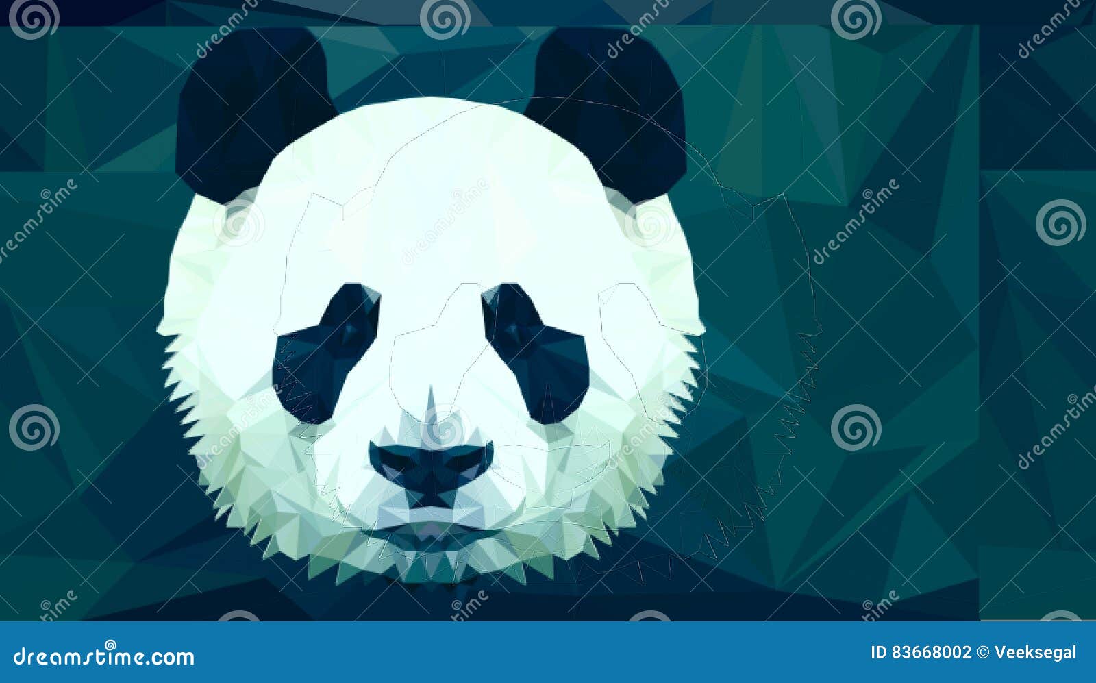 Head Polygon Caracal Logo Design Cartoon Vector | CartoonDealer.com ...