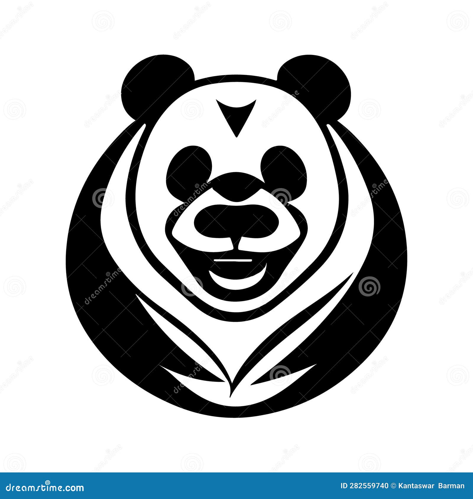Panda logo design. stock vector. Illustration of editable - 282559740