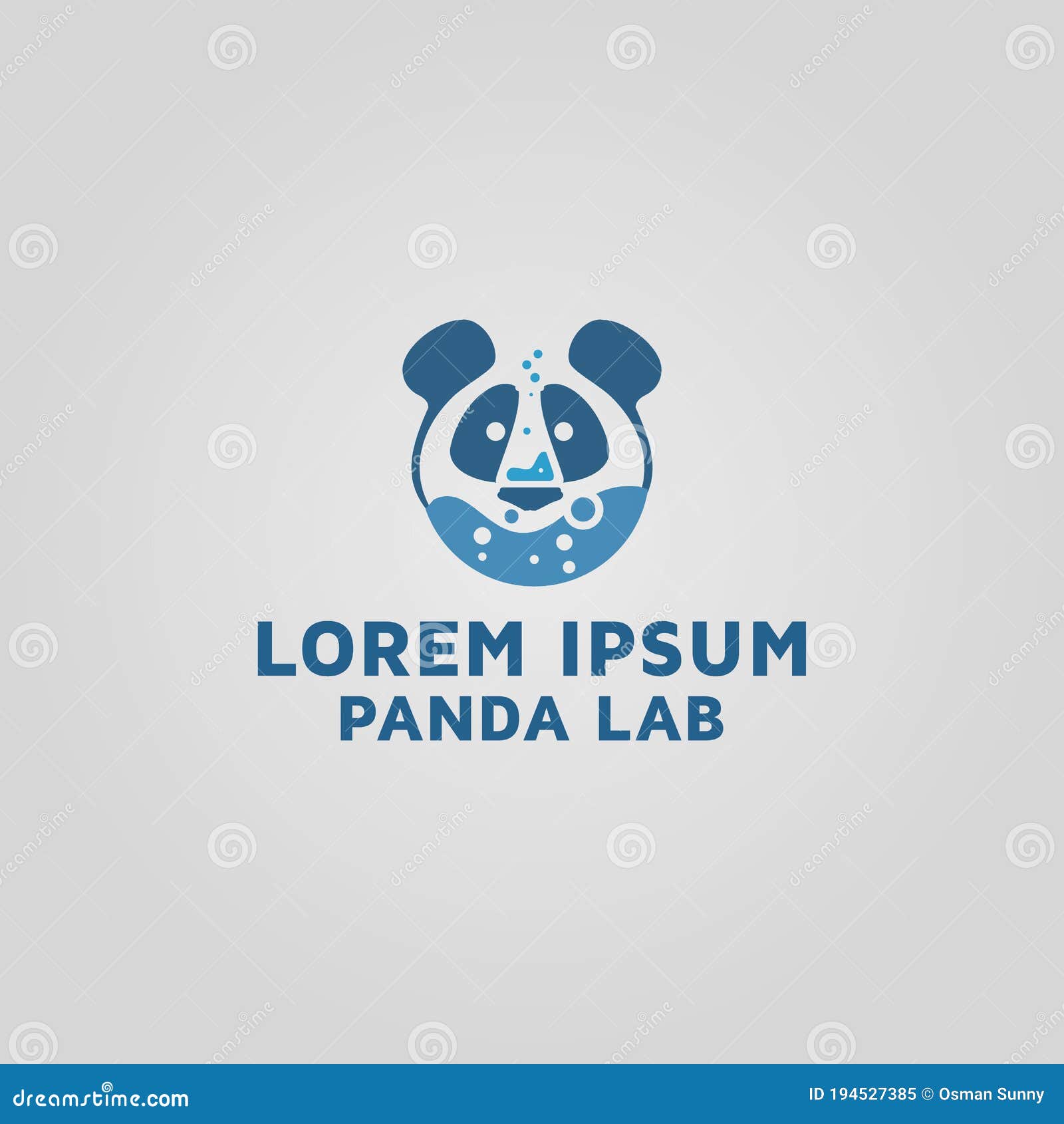 Panda Logo Design Template Inspiration Stock Vector - Illustration of ...