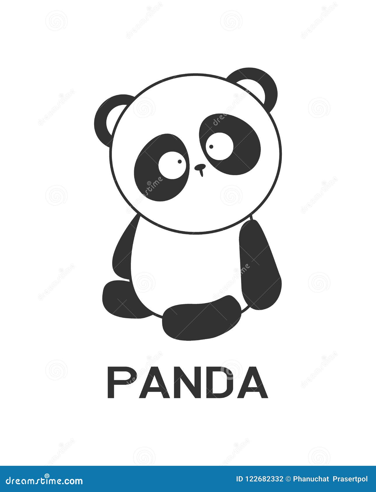 Panda Logo Design Vector ,animal Zoo Logotype Bear Concept Icon Stock ...