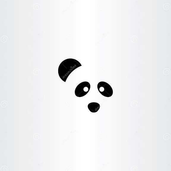 Panda Logo Vector Icon Symbol Stock Vector - Illustration of design ...