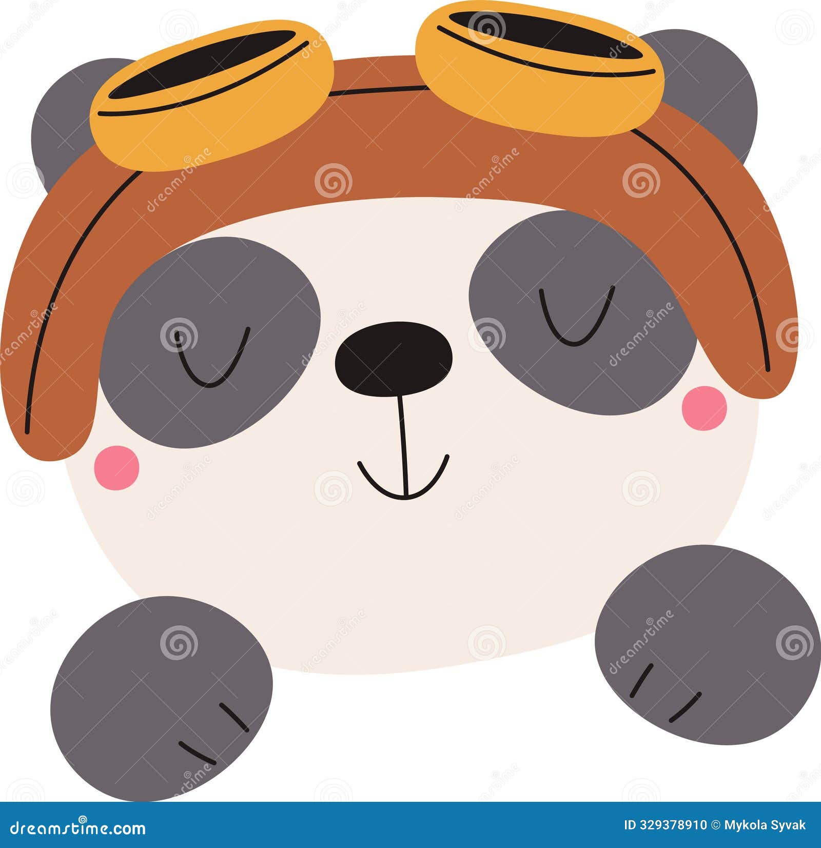Red Panda Pilot Or Astronaut Royalty-Free Stock Photo | CartoonDealer ...