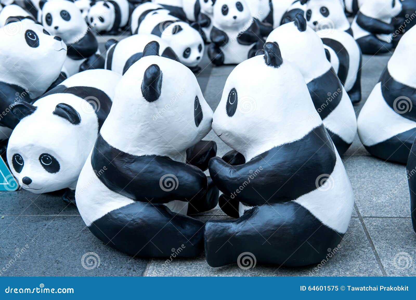 Panda Sculptures of Hand Make. Stock Image - Image of hand, china: 64601575