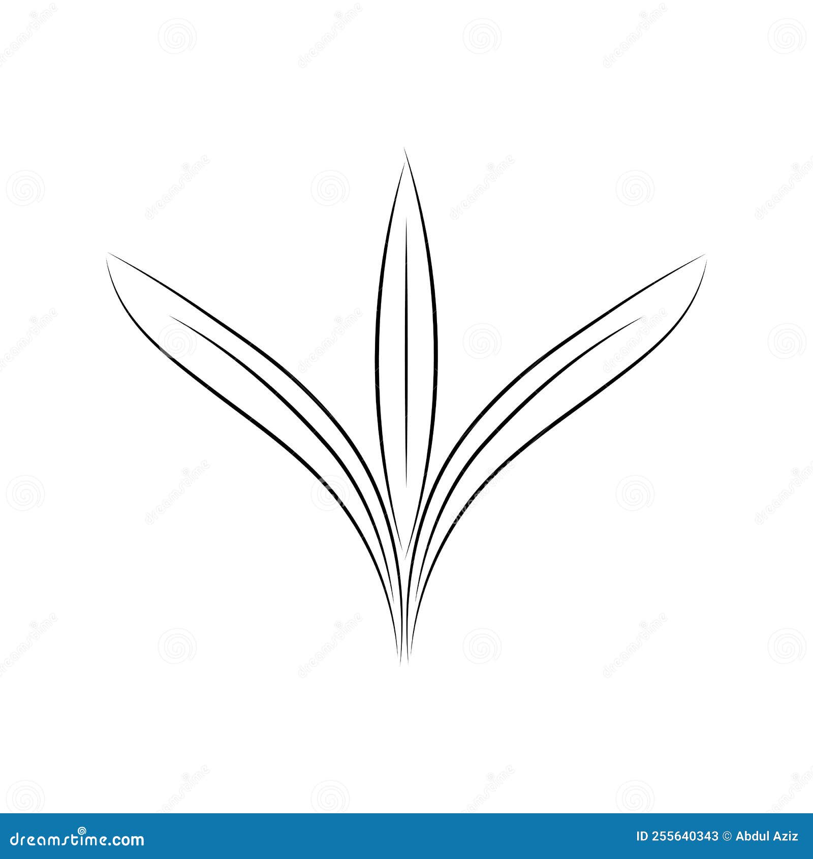 Pandan Leaf Illustration Icon Free Stock Vector - Illustration of ...