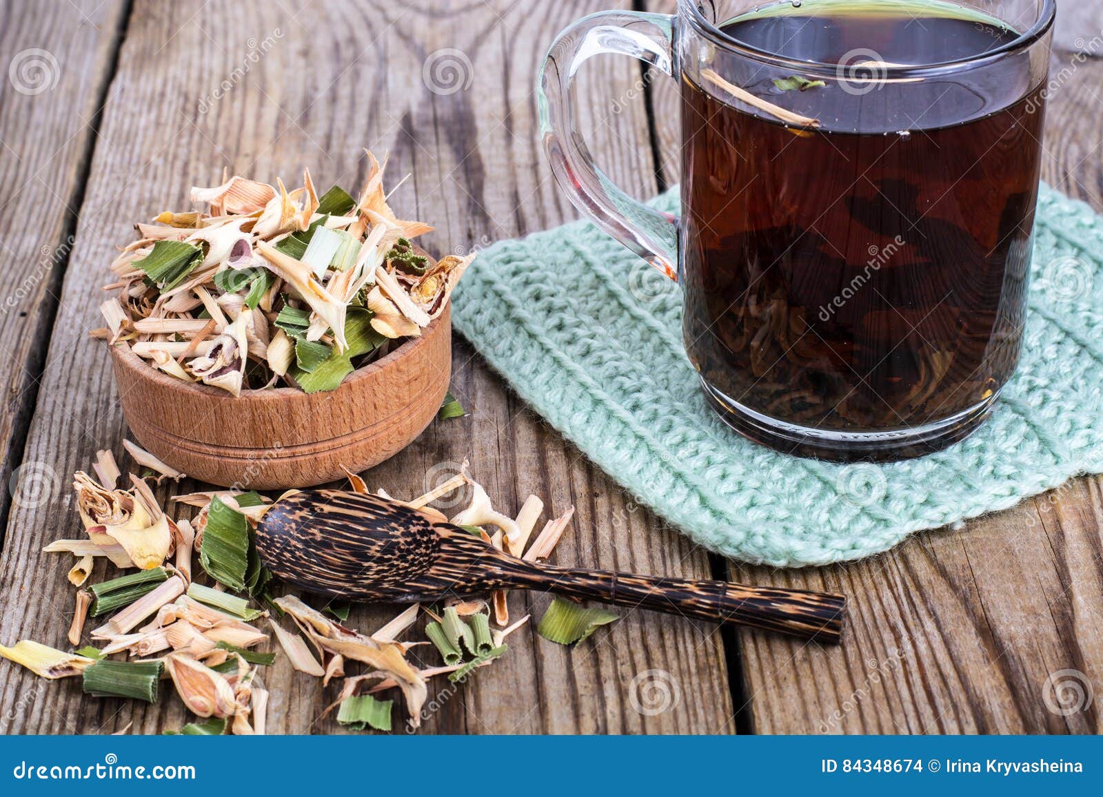 Pandan tea with lemongrass stock photo. Image of food - 84348674