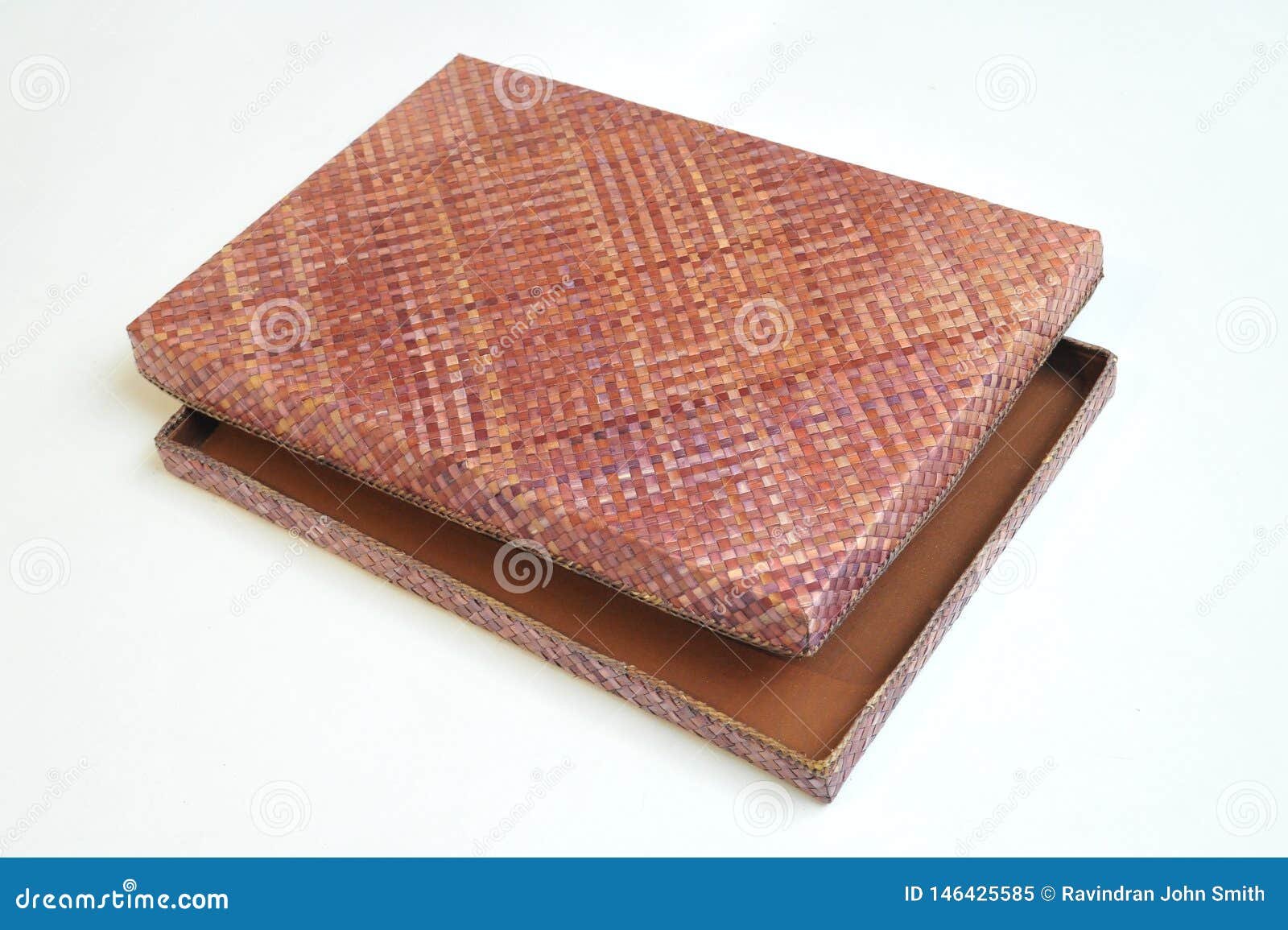 Pandanus handcrafted box stock image. Image of building - 146425585