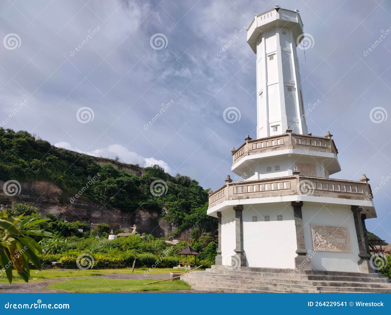 Pandawa Lighthouse in Indonesia Stock Image - Image of travel, tourism ...