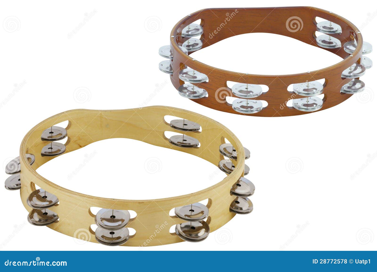 Panderetas foto de archivo. Imagen de fondo, aislado - 28772578