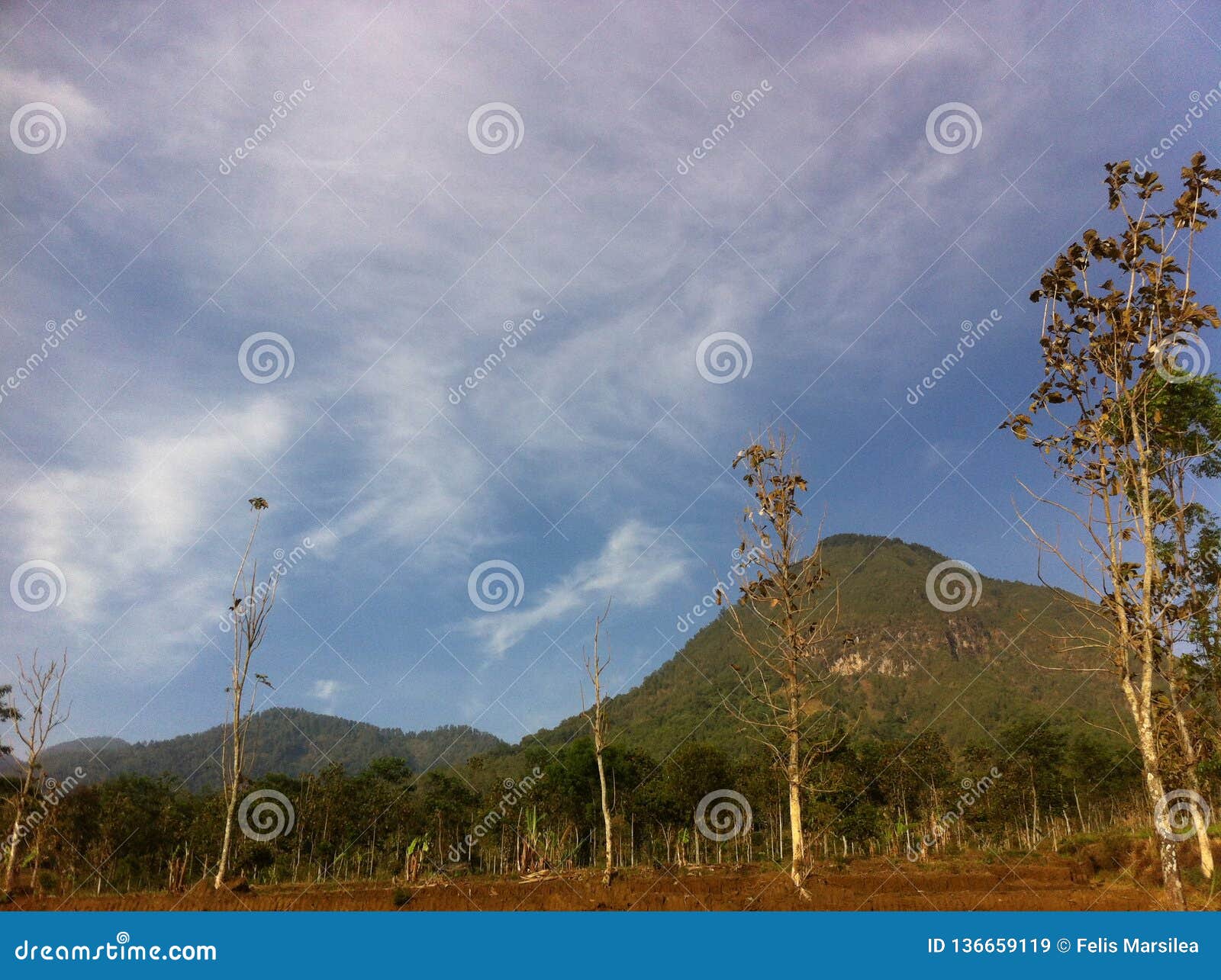 Panderman Hill stock image. Image of view, land, batu - 136659119