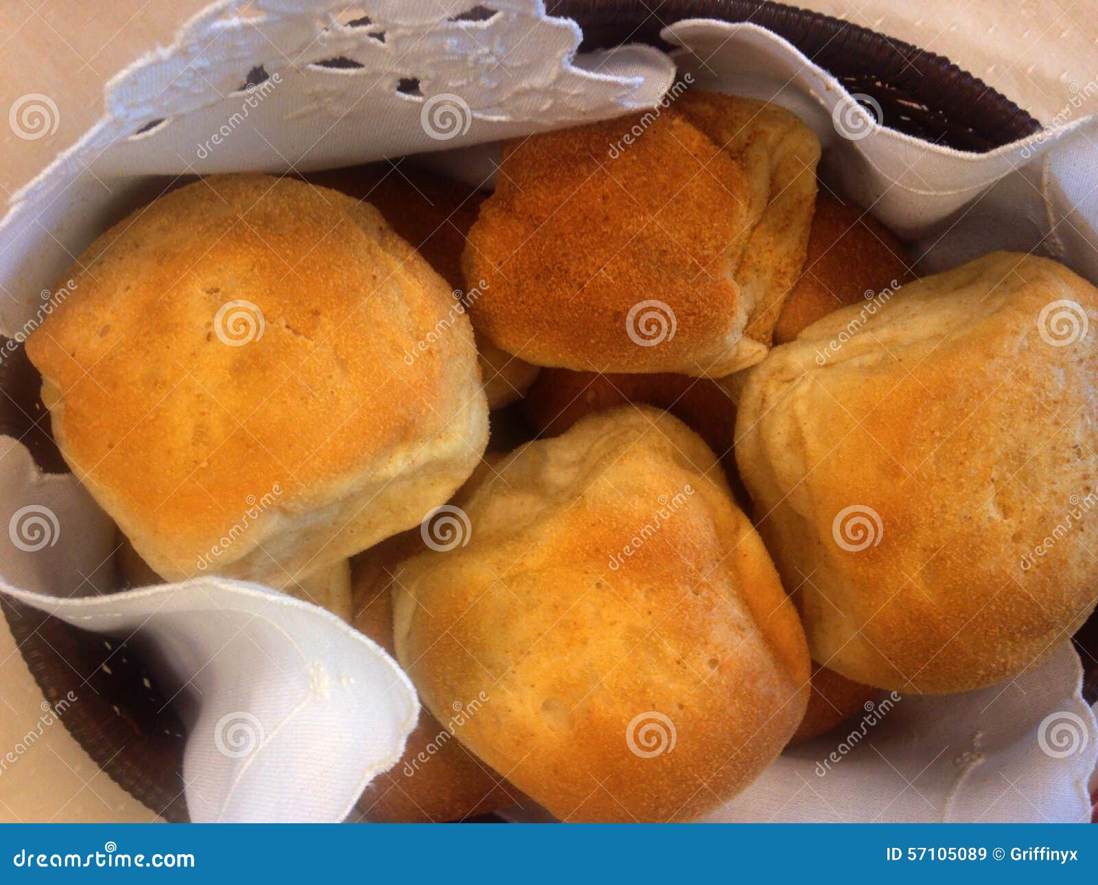 Pandesal in a basket stock image. Image of home, culture - 57105089