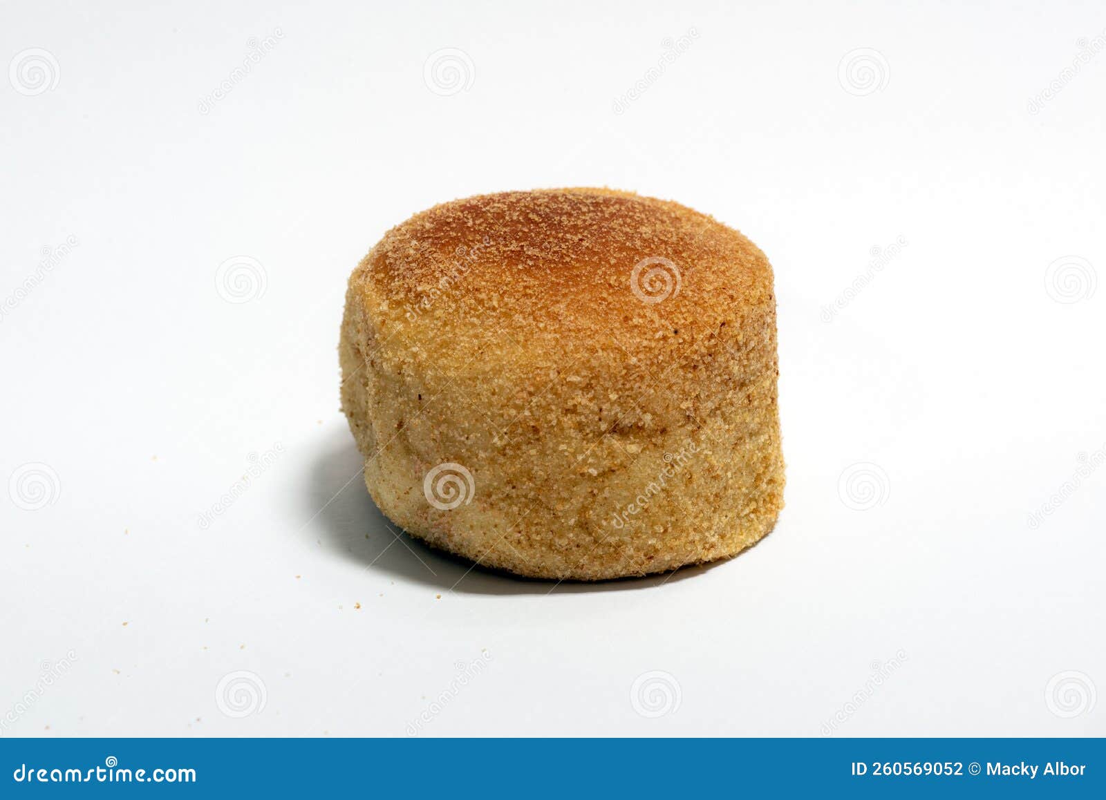Pandesal or Pan De Sal Isolated in White with Copy Space Stock Photo ...