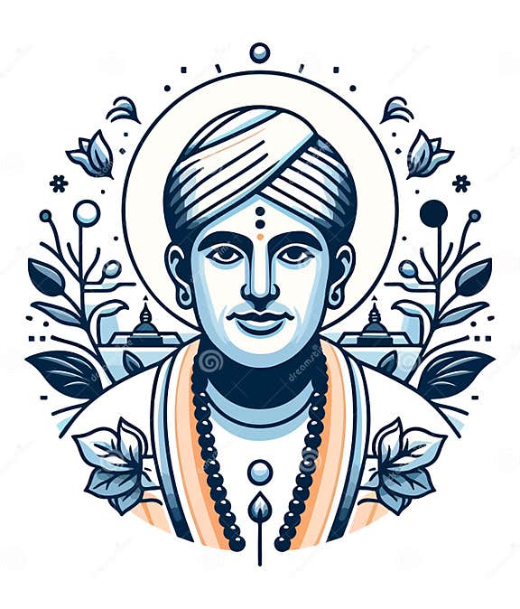 Pandit stock vector. Illustration of swami, spiritual - 310061567