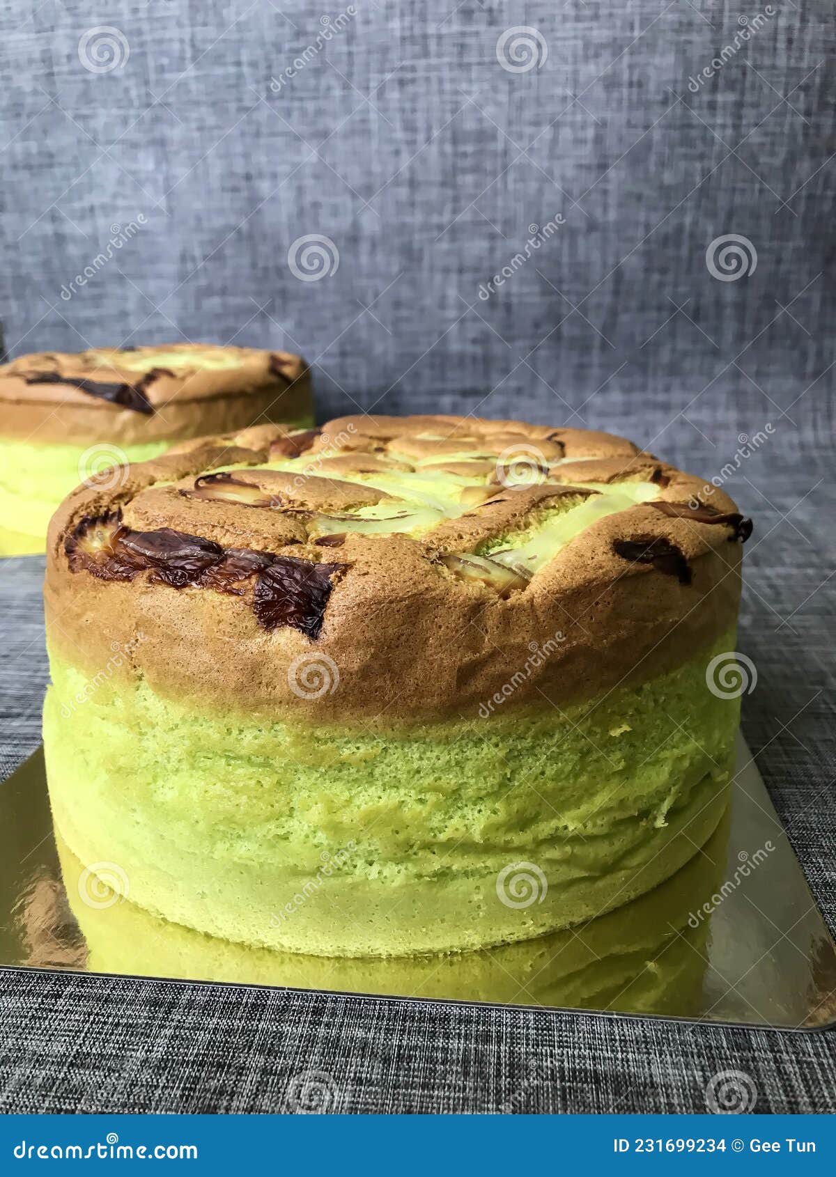 Pandon Leaf and Young Coconut Cake Stock Photo - Image of plant, food ...