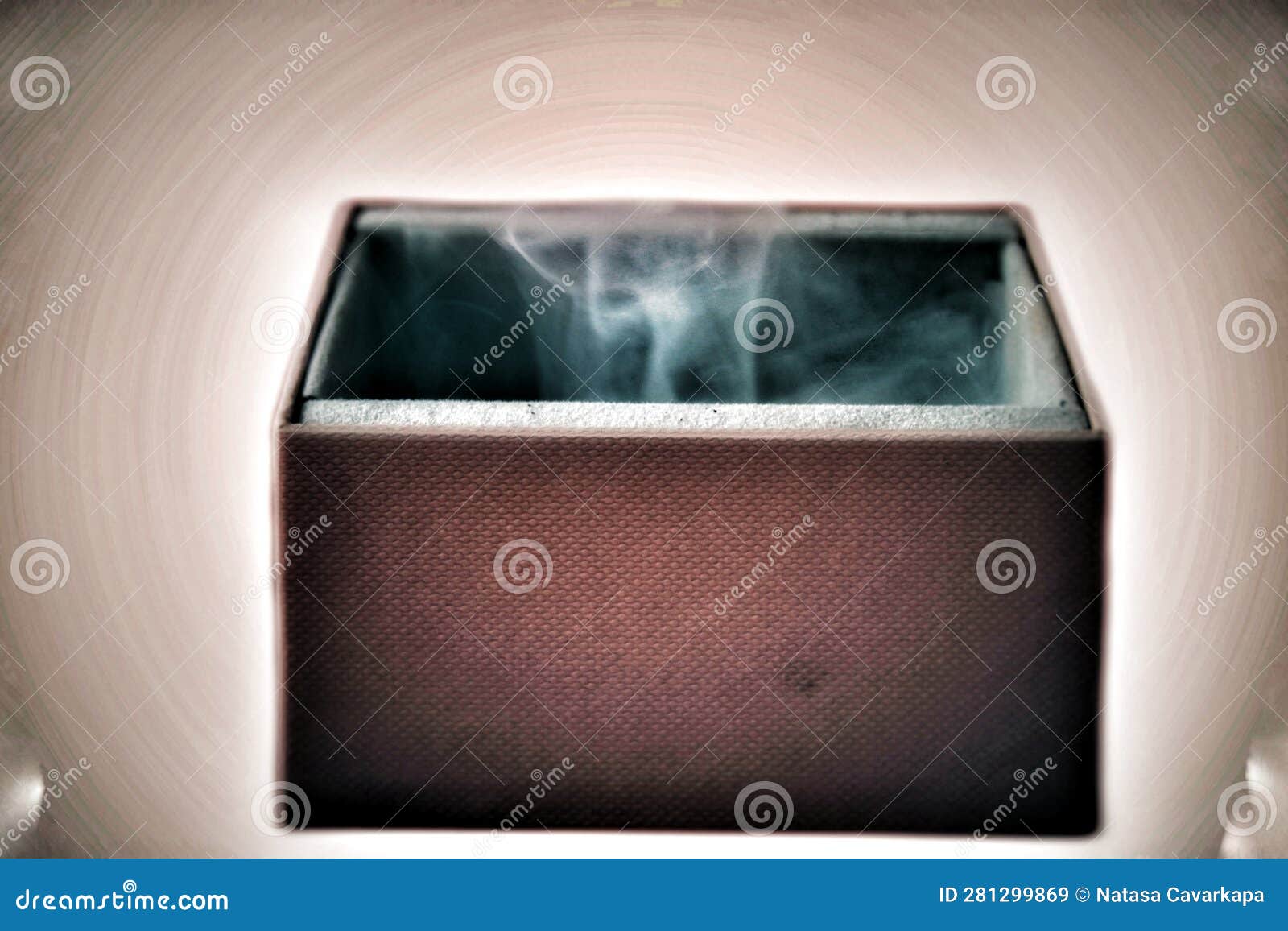 Pandora Box with Smoke. Magic and Mysterios Box. Stock Image - Image of ...