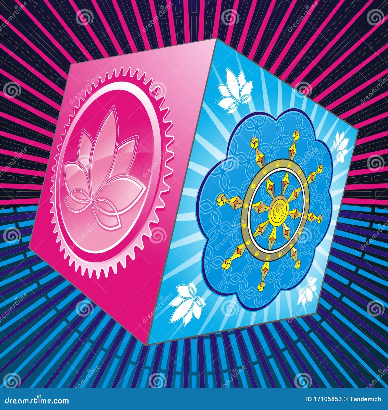 Cakra Sign Stock Vector Illustratin Logo Symbol Of Chakra ...