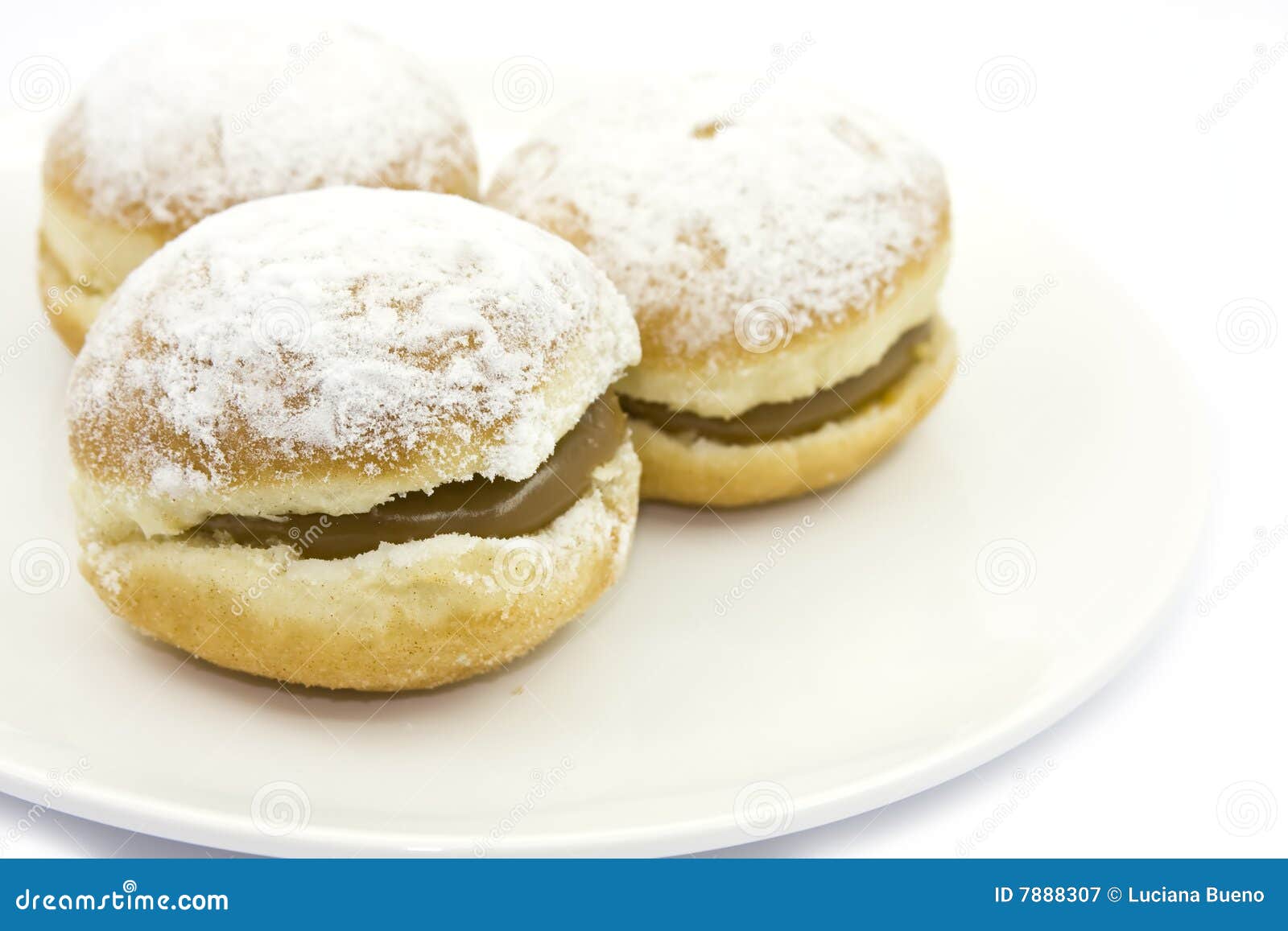 Pane dolce con crema immagine stock. Immagine di spuntino - 7888307