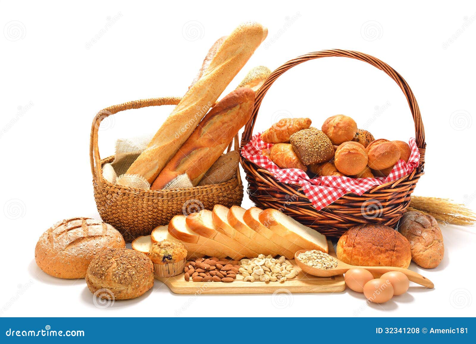 Pane e panini fotografia stock. Immagine di marrone, crosta - 32341208