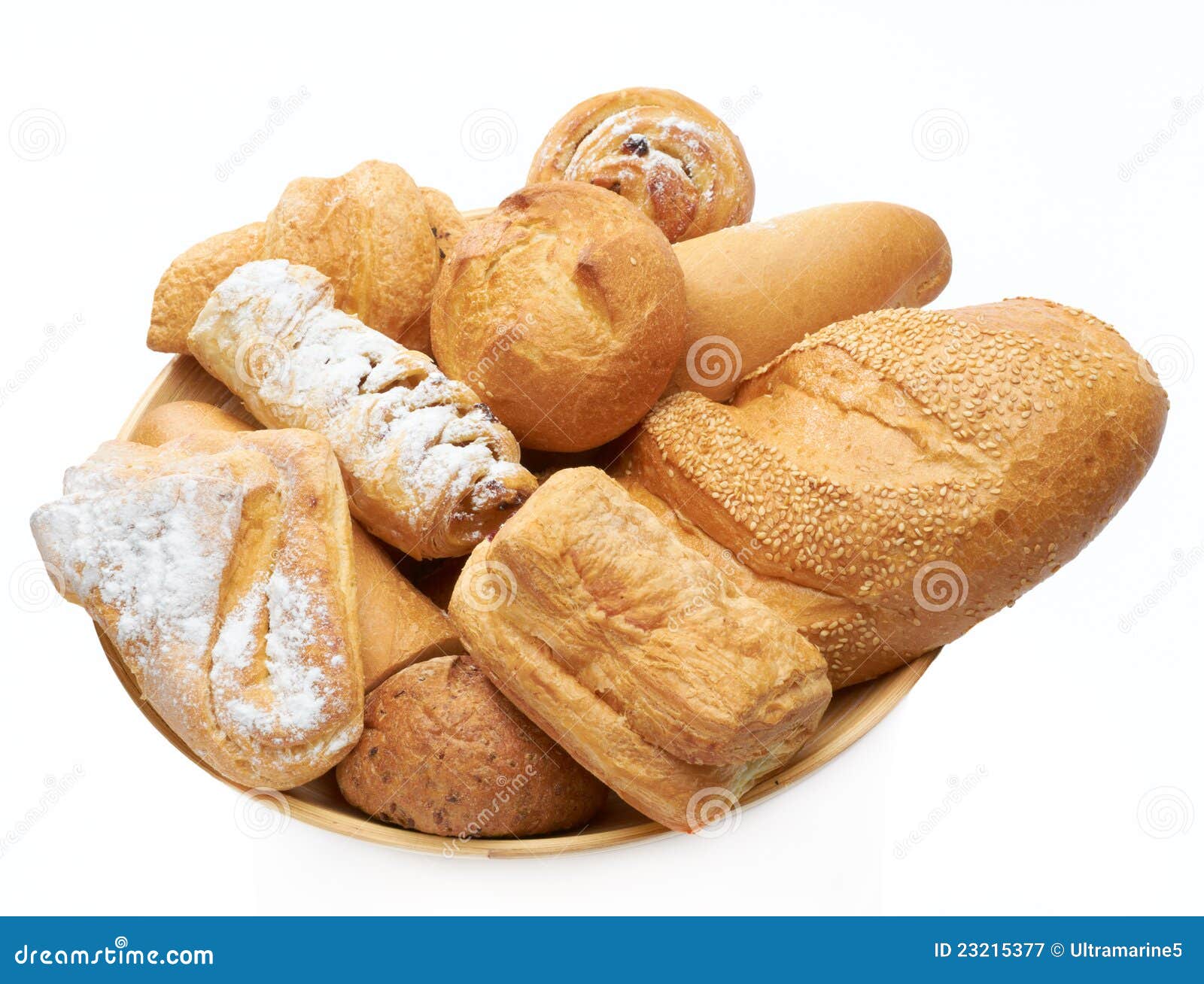 Pane sul piatto immagine stock. Immagine di organico - 23215377