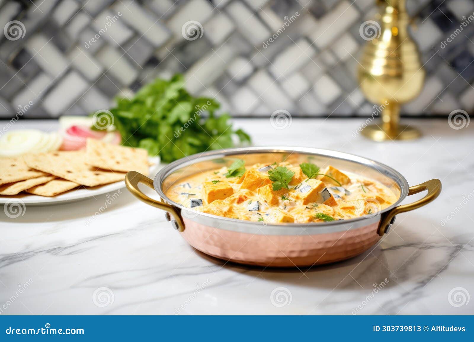 Paneer Butter Masala Aesthetically Beautiful Minimalist Style Royalty ...