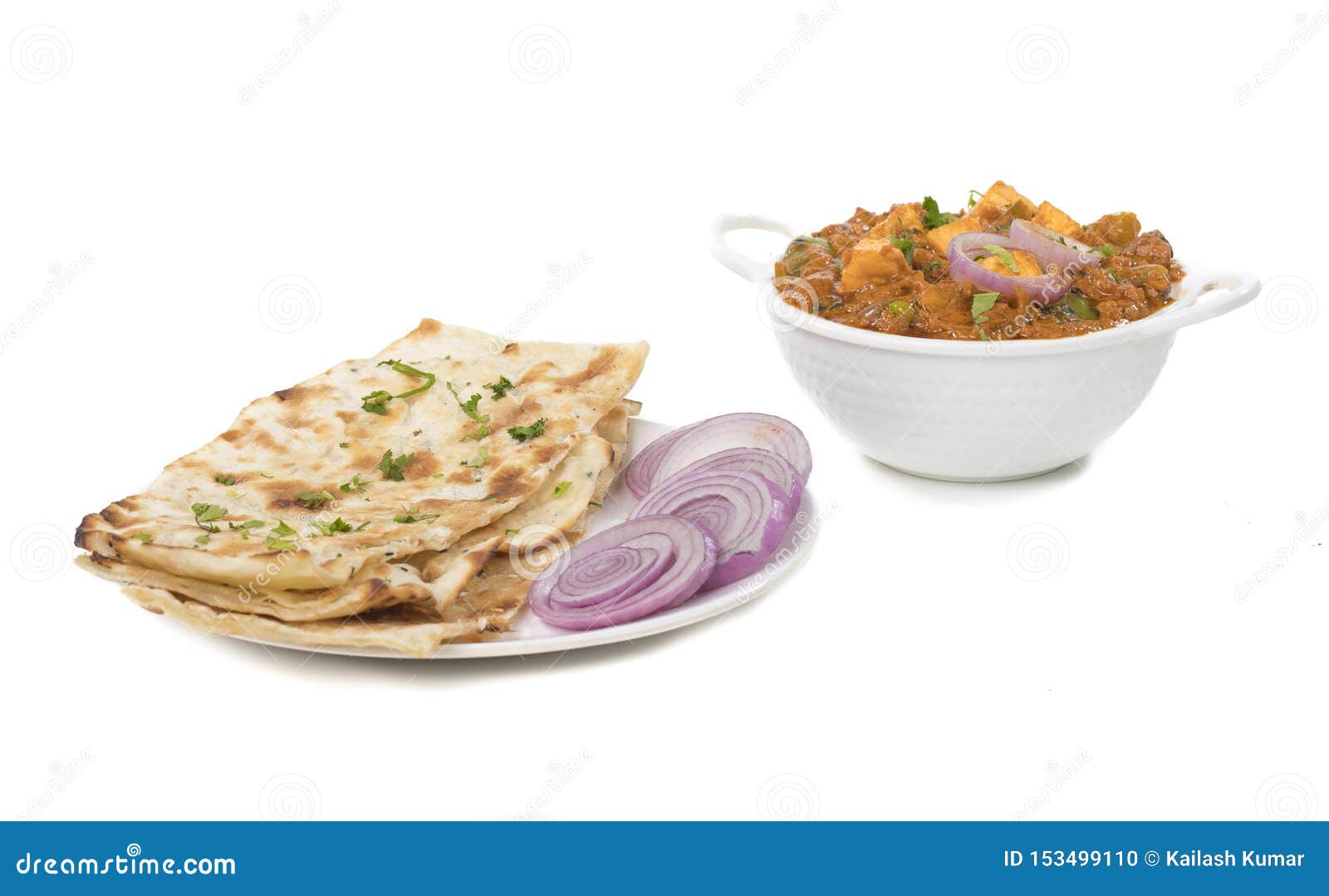 Paneer Curry stock photo. Image of kopta, coriander - 153499110