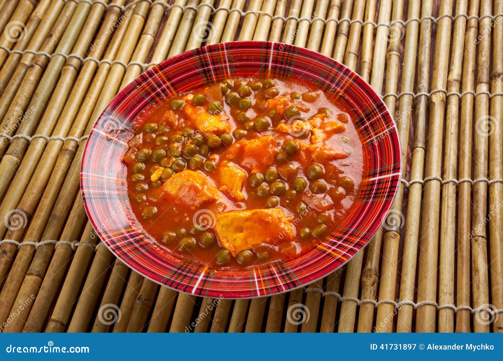 Paneer de Mattar imagen de archivo. Imagen de india, sano - 41731897