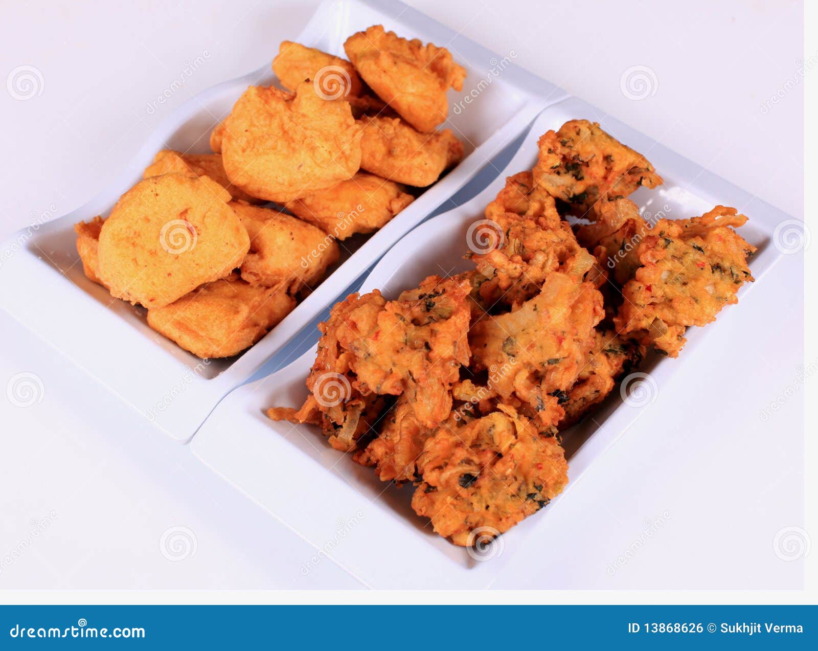 Paneer Pakora and Vegetable Pakora Stock Photo - Image of pakora, south ...