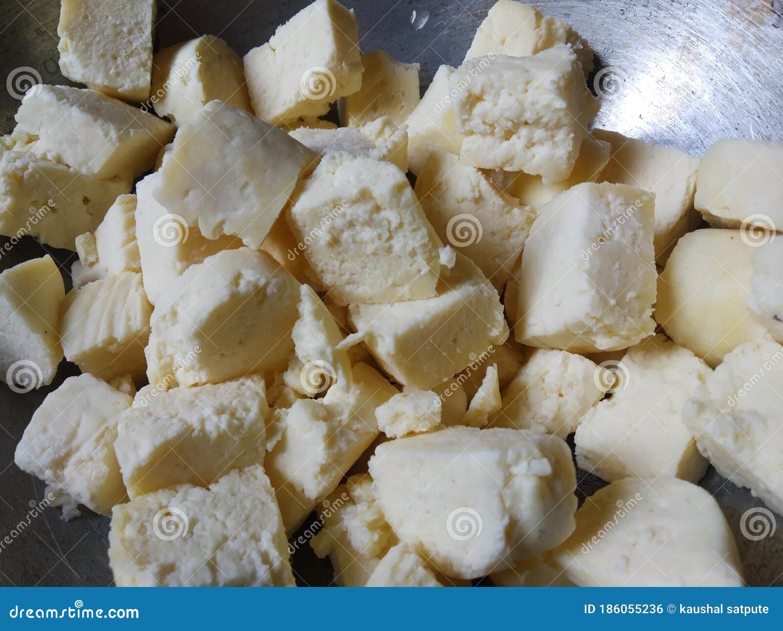 Paneer Piece of Milk stock photo. Image of food, icing - 186055236