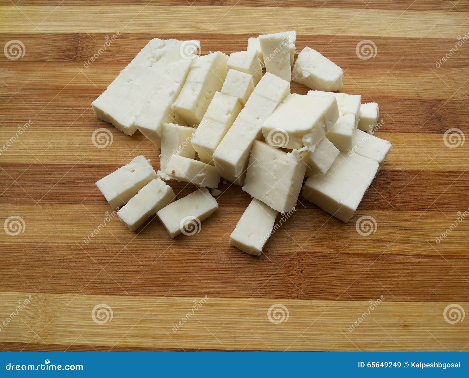Paneer pieces stock image. Image of garnish, cook, piece - 65649249