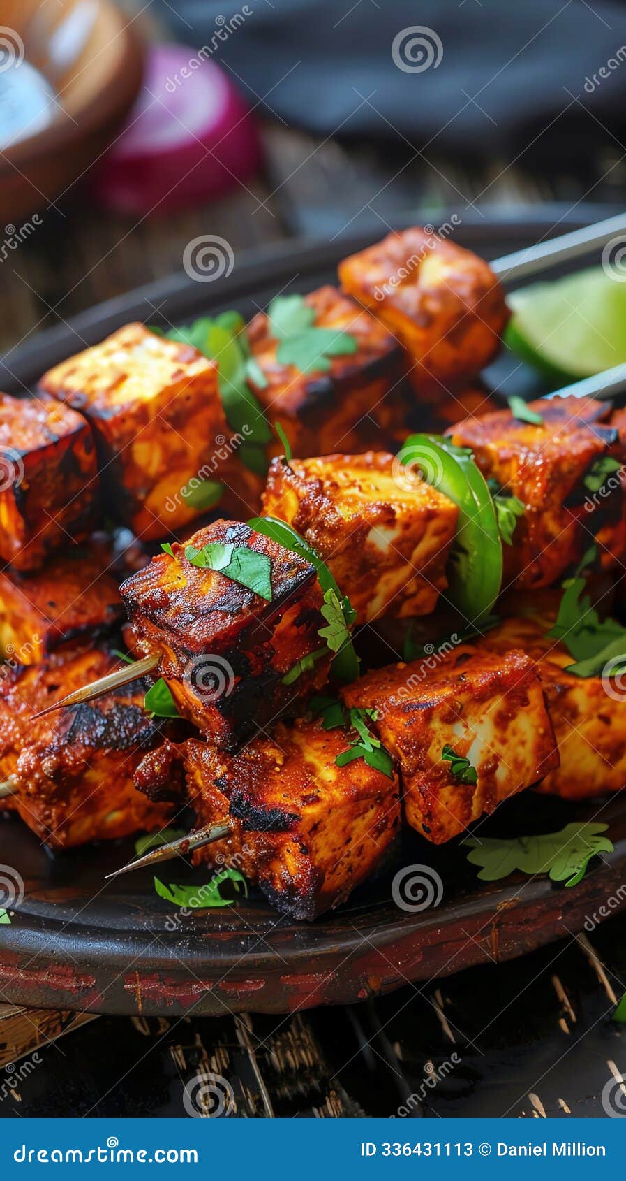 Paneer tikka hindu stock illustration. Illustration of traditional ...