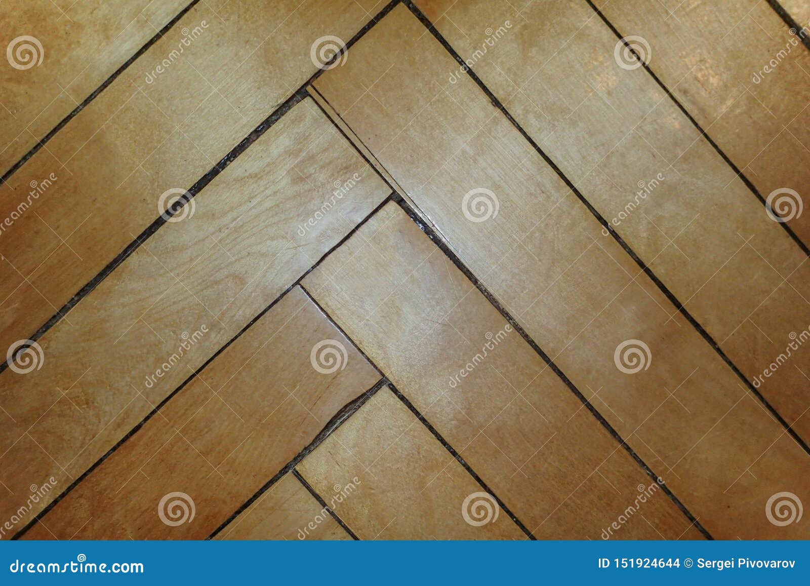 Panel Boards Sloping Slats Parquet Light Beige Backing Base Zigzag ...