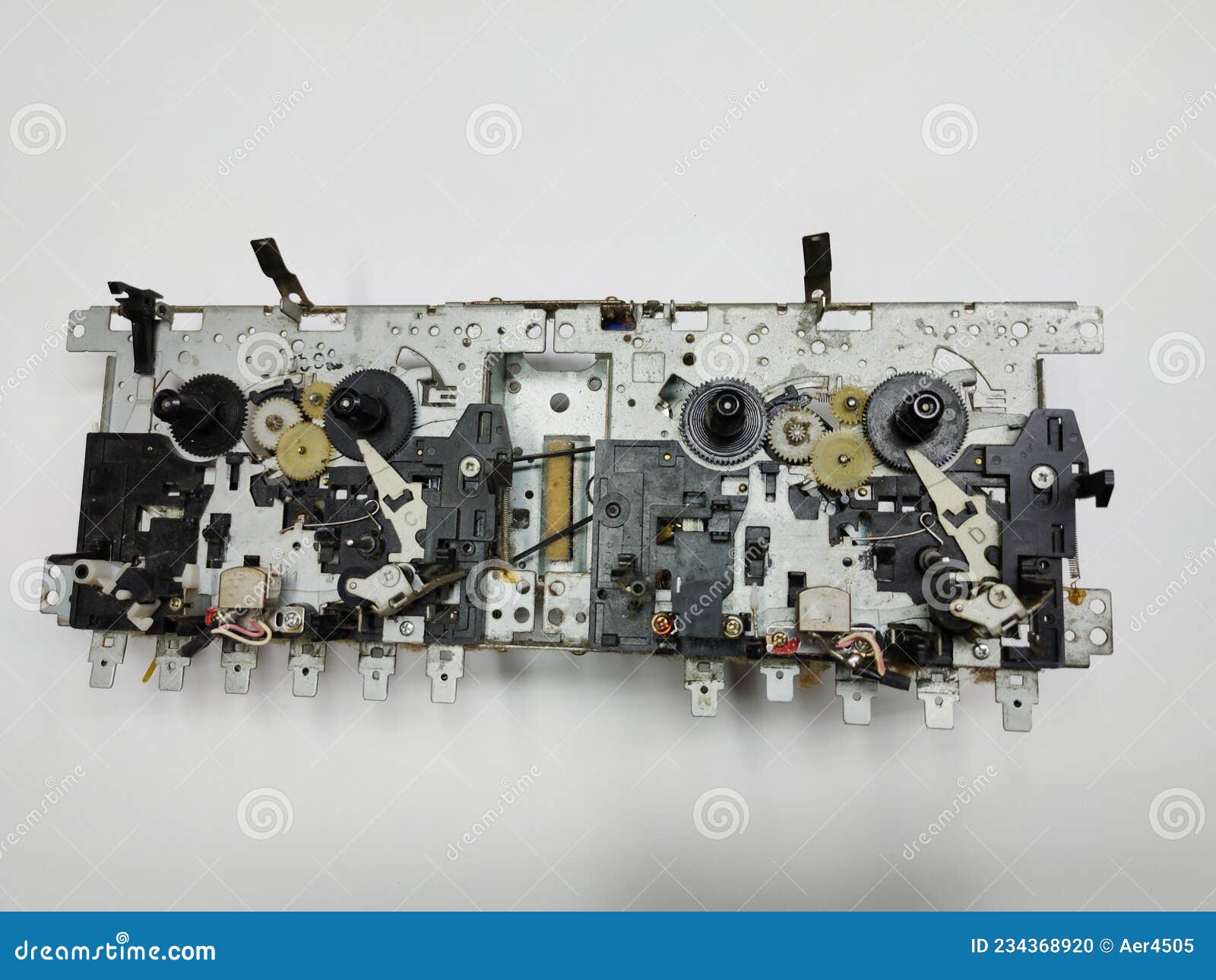 The Panel of a Broken Two-cathe Panel of a Broken Two-cassette Tape ...