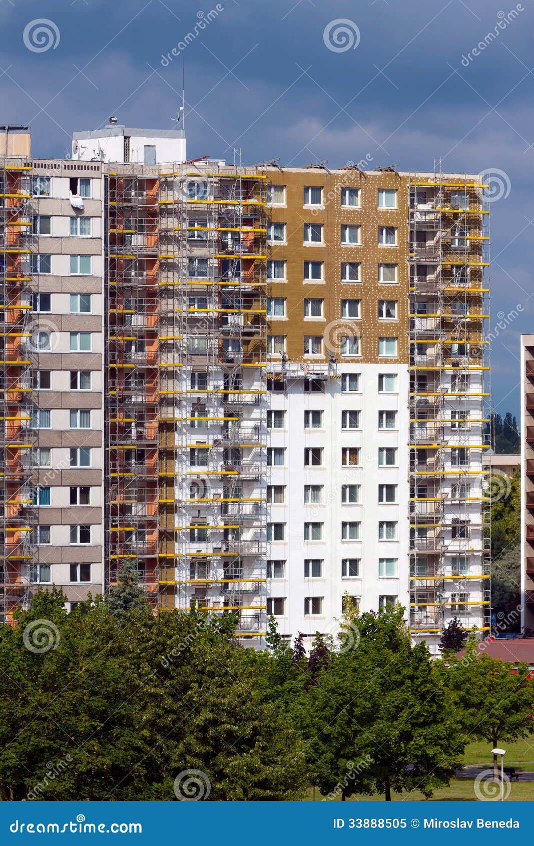 Panel building stock image. Image of contemporary, global - 33888505